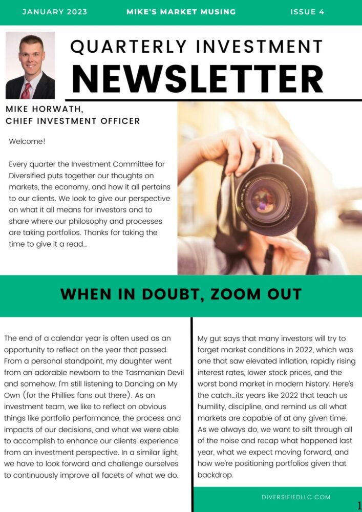 Quarterly Investment Newsletter: January 2025 - Diversified LLC