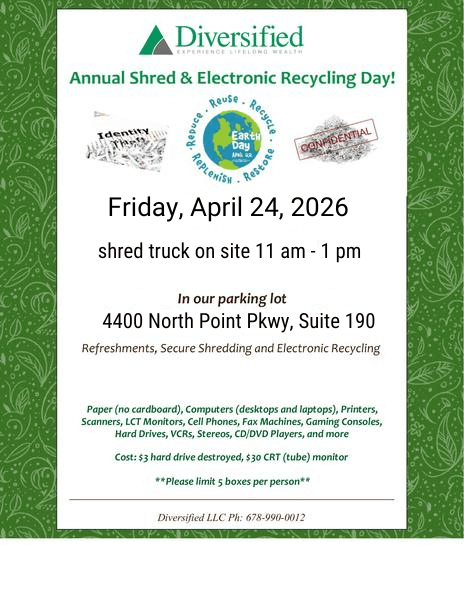 Shredding Event - Diversified LLC